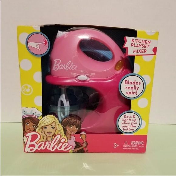 Barbie | Other | Barbie Doll Kitchen Play Set Mixer | Poshmark